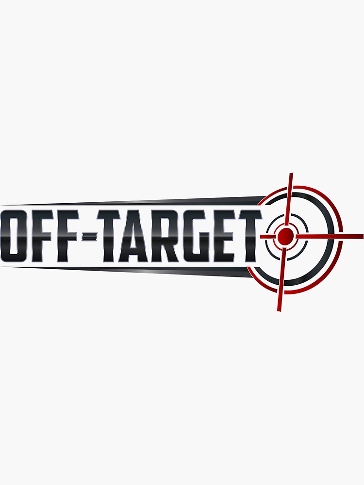 "Off-Target Official Logo" Sticker for Sale by CBCosplay | Redbubble
