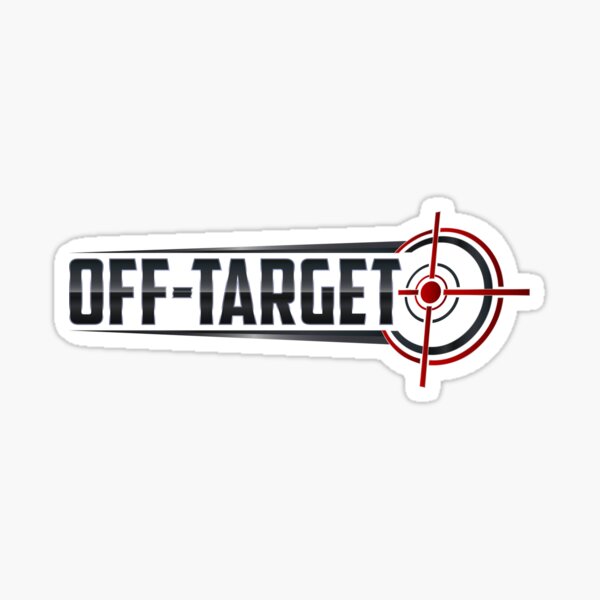 "Off-Target Official Logo" Sticker for Sale by CBCosplay | Redbubble