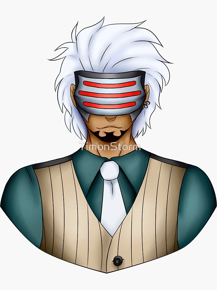 "Prosecutor Godot - Ace Attorney" Sticker for Sale by TimonStorm ...