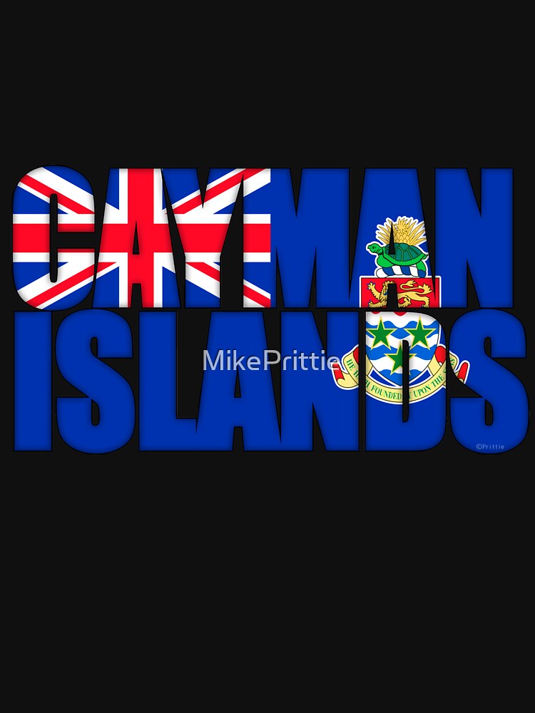 "Cayman Islands Flag" T-shirt for Sale by MikePrittie | Redbubble ...