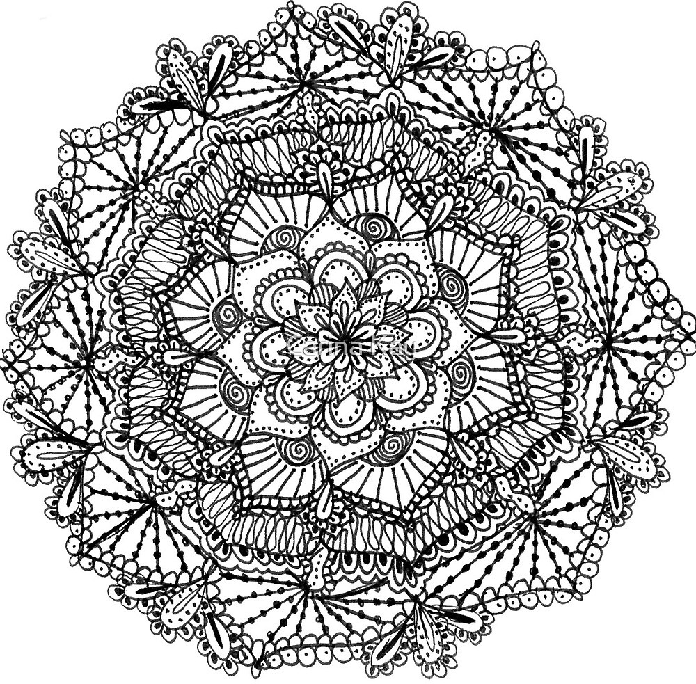 "Mini Mandala" by Carina Kay | Redbubble