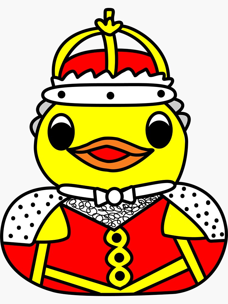 "King George III Rubber Duck" Sticker for Sale by annableh | Redbubble