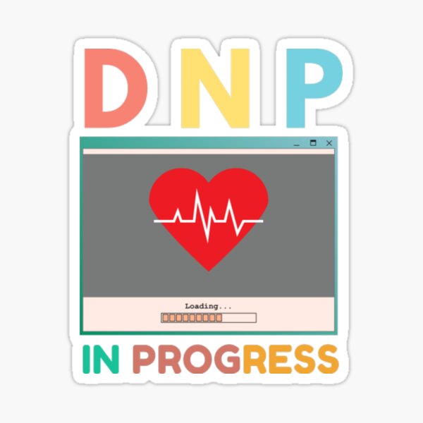 "Dnp In Progress" Sticker for Sale by WinstonMcmullen | Redbubble