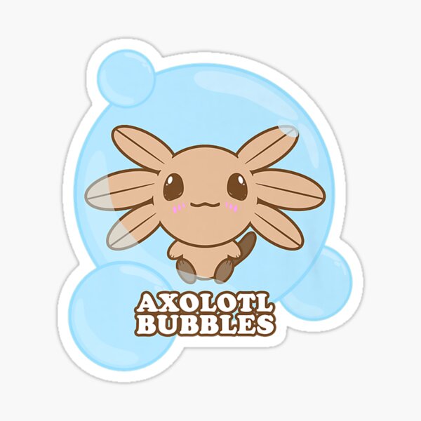 "Cute Chibi Animal Kawaii Baby Axolotl " Sticker for Sale by ...