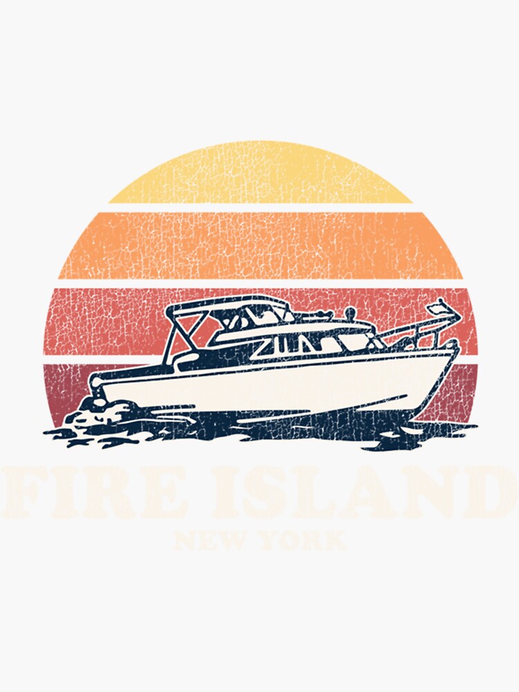 "Fire Island New York" Sticker by AlvroRangel | Redbubble