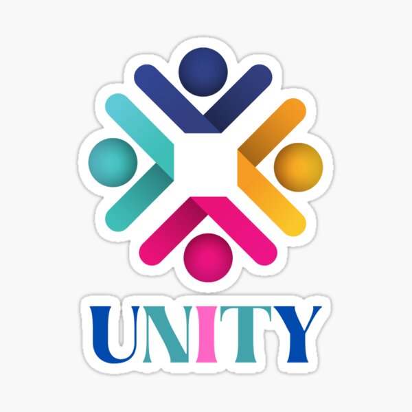 "UNITY" Sticker for Sale by VSTSHIRTS | Redbubble
