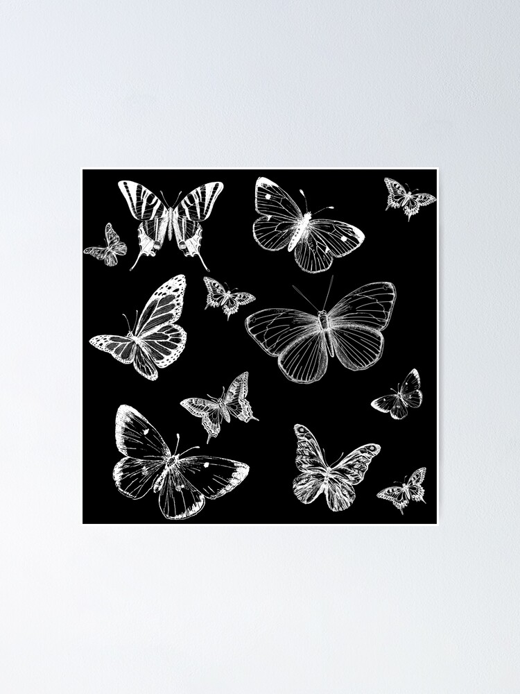 "graphic butterfly design" Poster by armeenieeeee | Redbubble