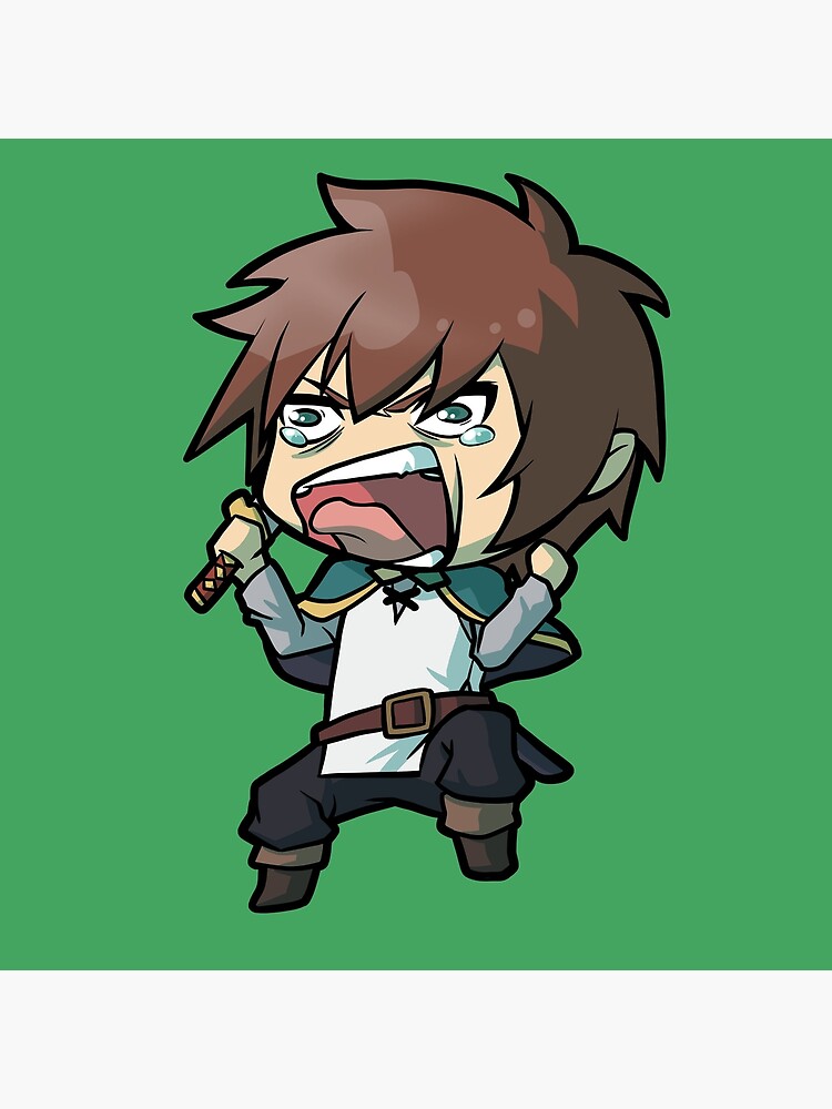 "Chibi Kazuma - Konosuba" Poster for Sale by MangaXai | Redbubble