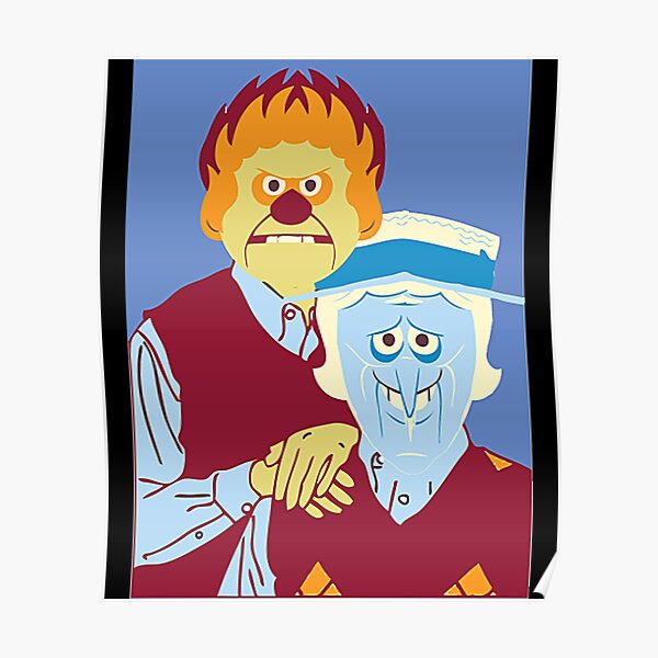 "snow and heat miser brothers " Poster by Sagemaroney12 | Redbubble