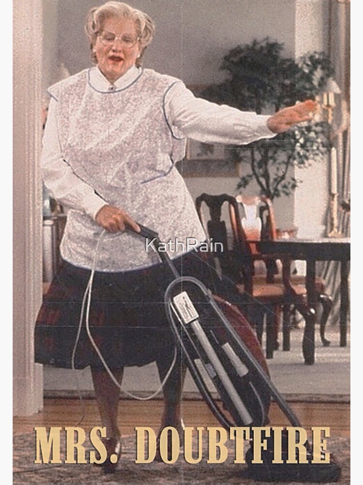 "Mrs. Doubtfire 1993 Vintage " Art Print by KathRain | Redbubble