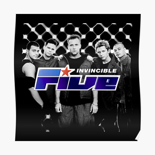 "Five Boy Band" Poster for Sale by hristiedina | Redbubble
