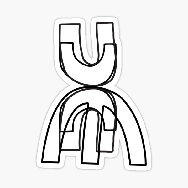 "INVERTED MODERN TRIBAL SHAPES" Sticker for Sale by EllieMonroe | Redbubble