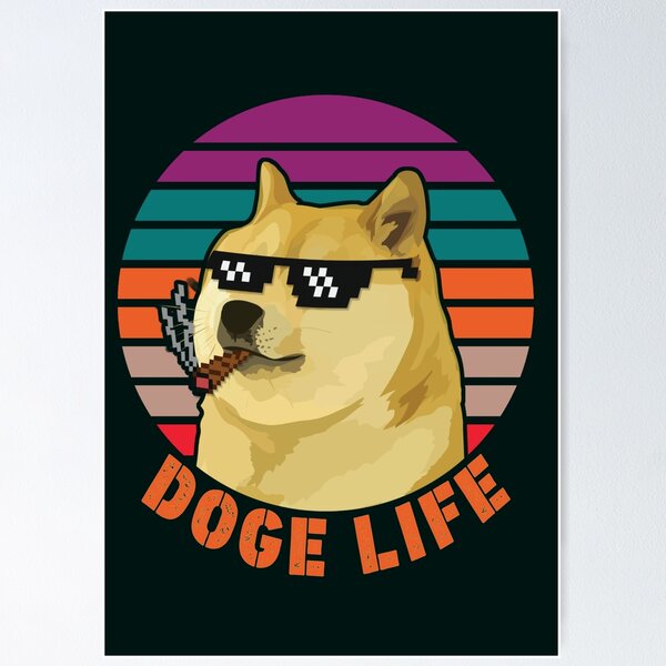 "Vintage Doge life" Poster for Sale by sid1497 | Redbubble
