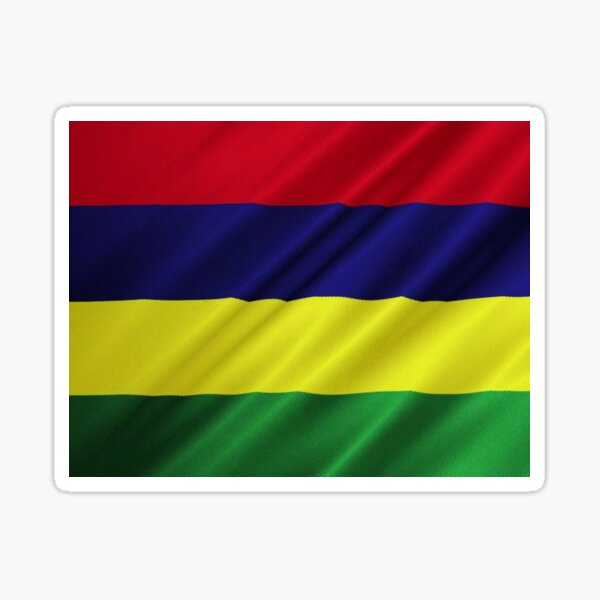 "Mauritius Flag" Sticker for Sale by MrCsStores | Redbubble