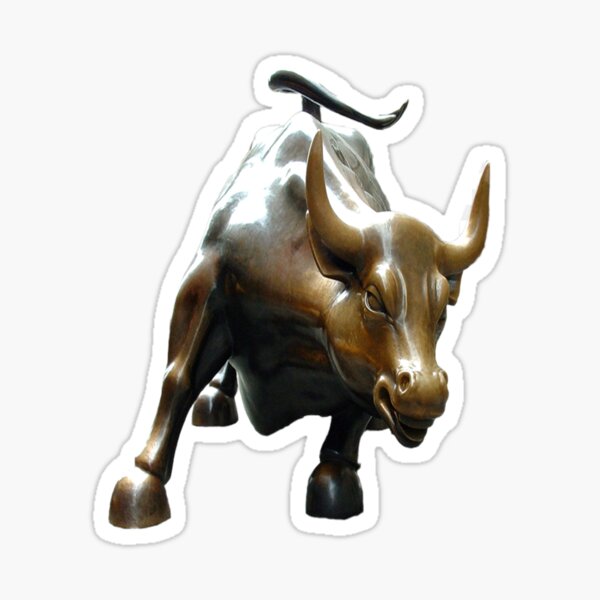 "The Raging Bull" Sticker for Sale by ManiRanganaath | Redbubble