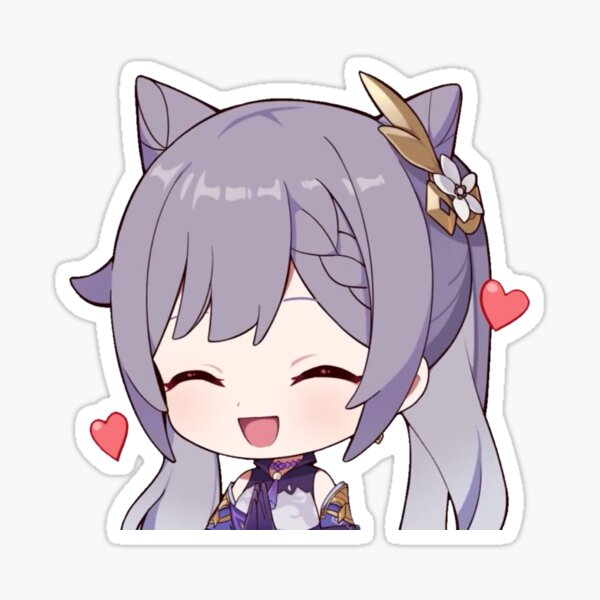 "Keqing Sticker Genshin Impact" Sticker for Sale by Animecomic | Redbubble