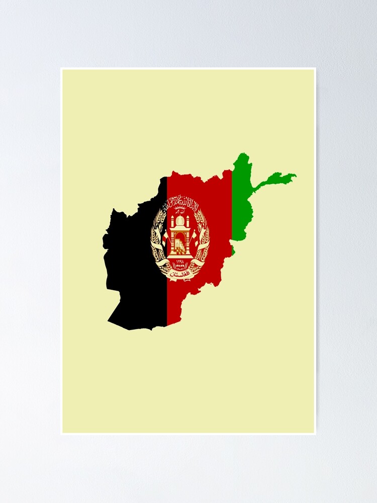 "Afghanistan Map" Poster for Sale by gulya | Redbubble