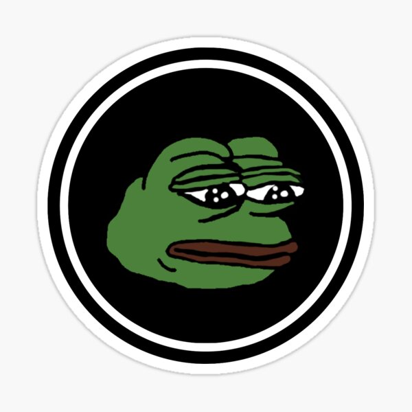 "Sad Pepe Sad Aesthetic Illegal Meme" Sticker for Sale by Dare2Defy ...