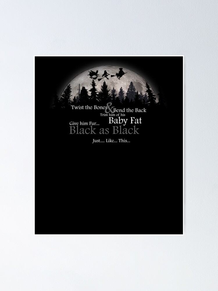 Póster «Hechizo de gato Hocus Pocus Thackery Binx» de PinkPlatypus ...