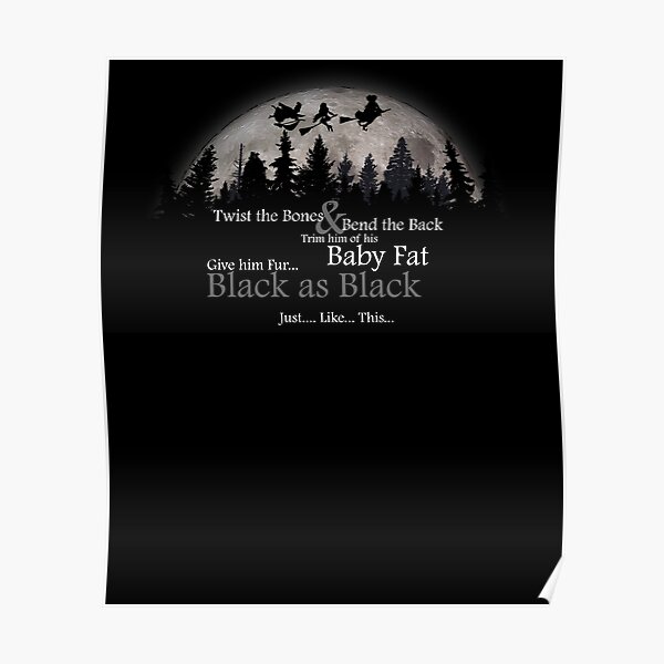 Póster «Hechizo de gato Hocus Pocus Thackery Binx» de PinkPlatypus ...