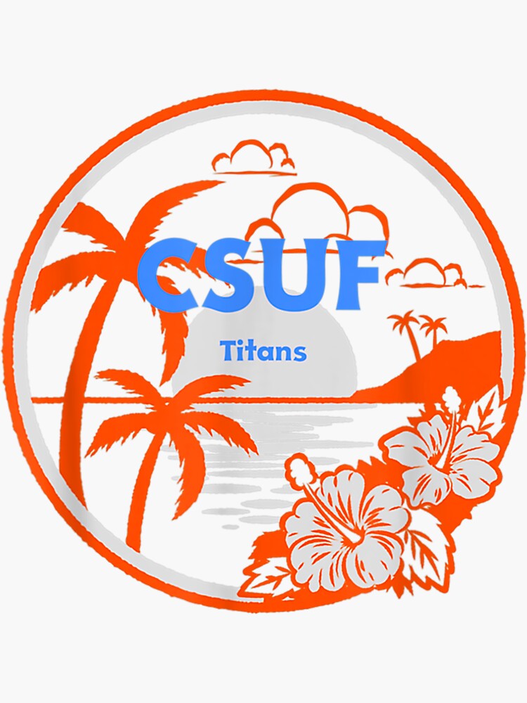 "CSUF Titans " Sticker for Sale by AlvaShop | Redbubble