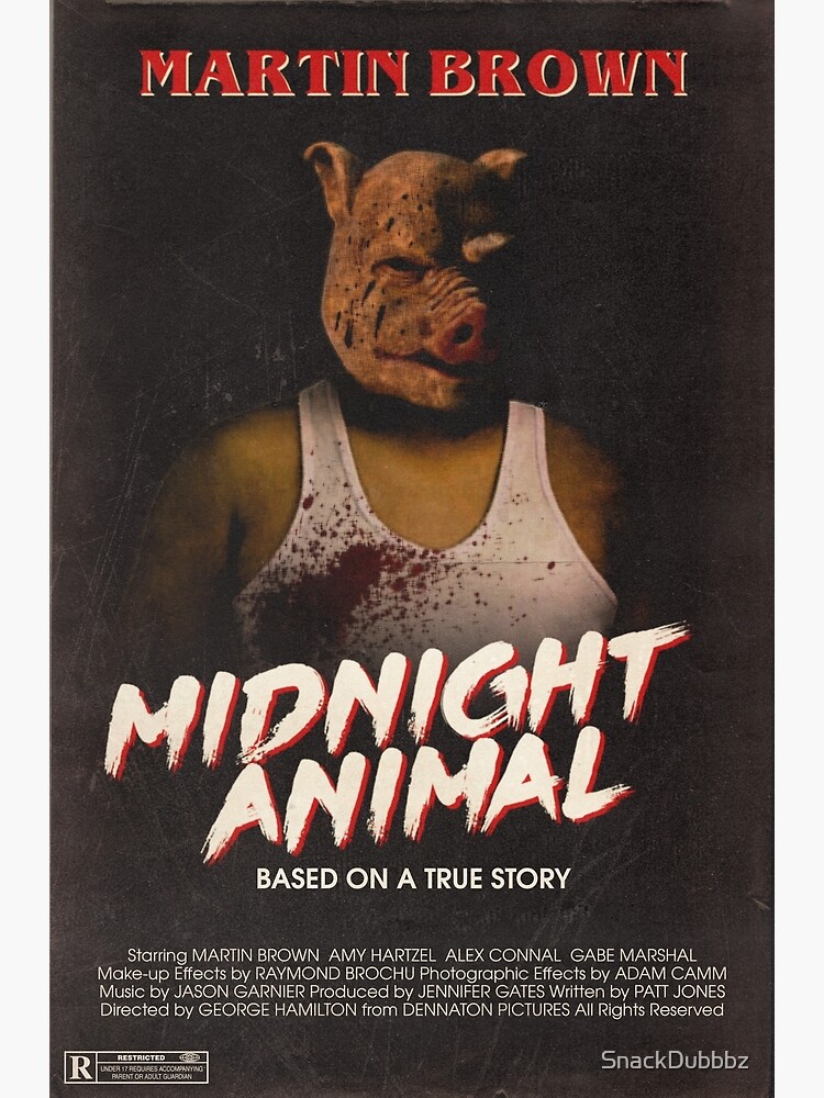 "Hotline Miami: Midnight Animal" Poster for Sale by SnackDubbbz | Redbubble