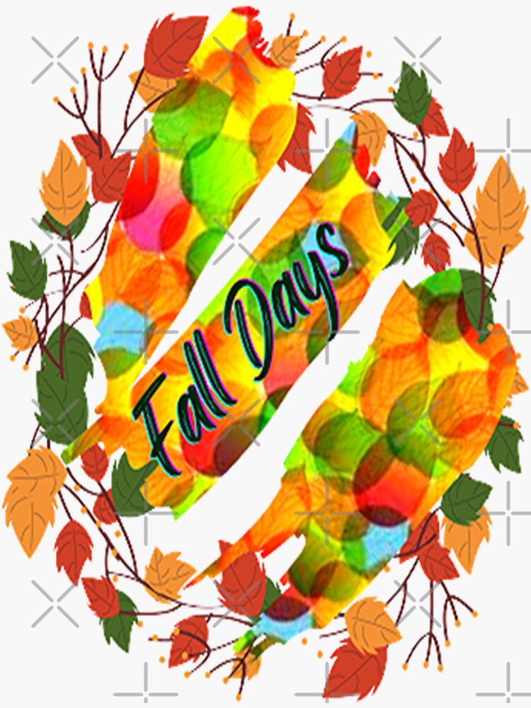 "Fall Days Abstract Leave Design,Graphic Psychedelic Abstract Art ...