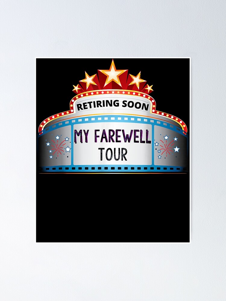 "Cool Retiring Soon- Farewell Funny, Sarcastic Retirement Tee" Poster ...