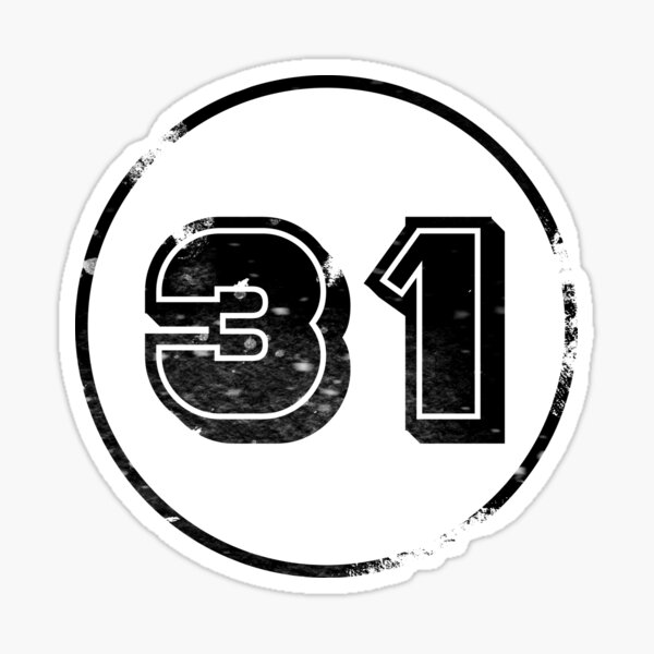 "Vintage Classic Retro 31 Racing Number" Sticker for Sale by ...