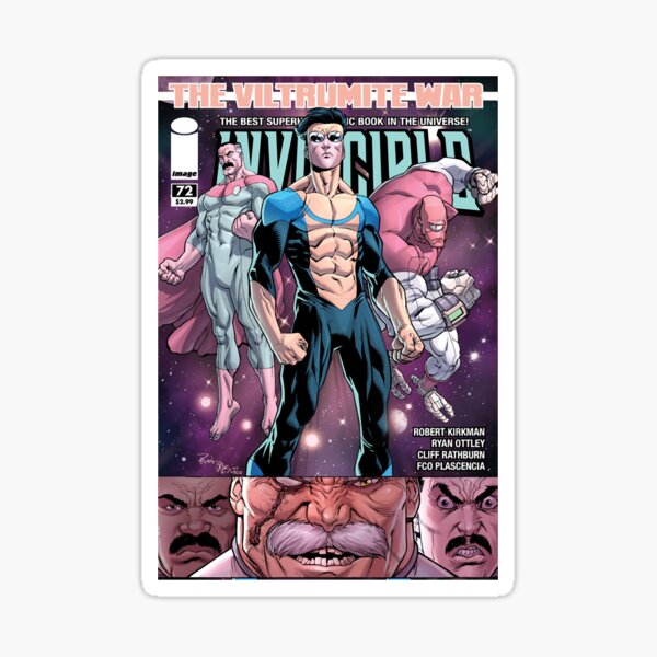 "Invincible poster" Sticker for Sale by LoveRandal | Redbubble