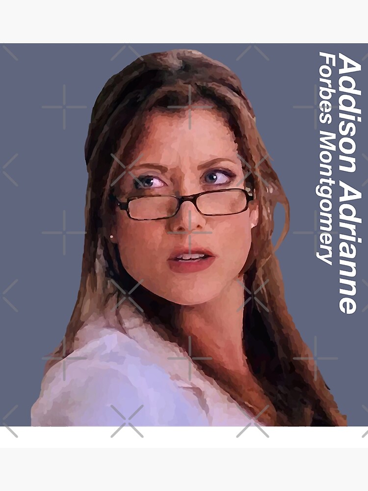 Póster «Addison Montgomery Forbes Doctores Earpiece Addison Adrianne ...
