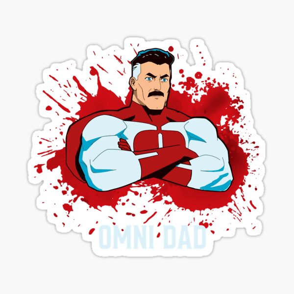 "Omni man hero" Sticker for Sale by LoveRandal | Redbubble