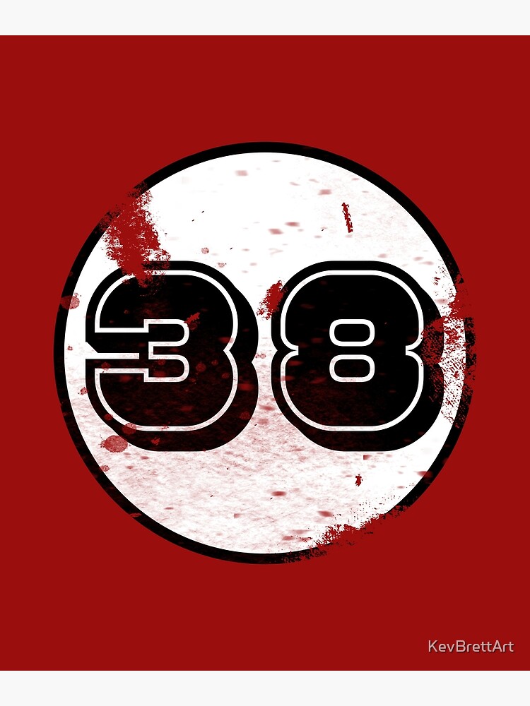 "Vintage Classic Retro 38 Racing Number" Poster for Sale by KevBrettArt ...
