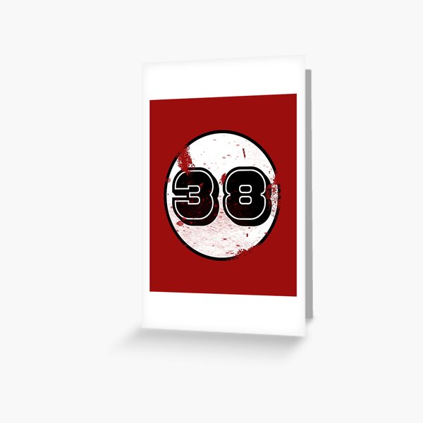"Vintage Classic Retro 38 Racing Number" Greeting Card for Sale by ...