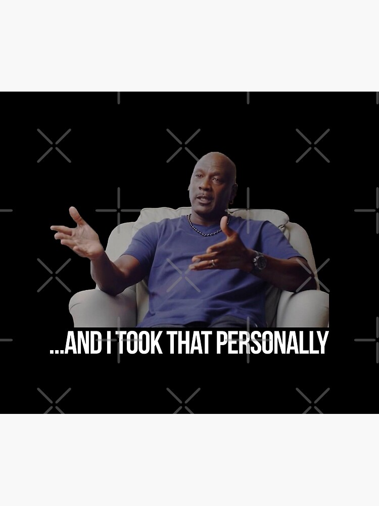 And I Took That Personally Michael Jordan The Last Dance Canvas Print By Thegamerloft 