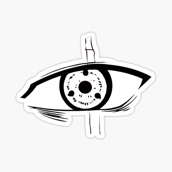 "Ninja eye" Sticker for Sale by Kirikool | Redbubble