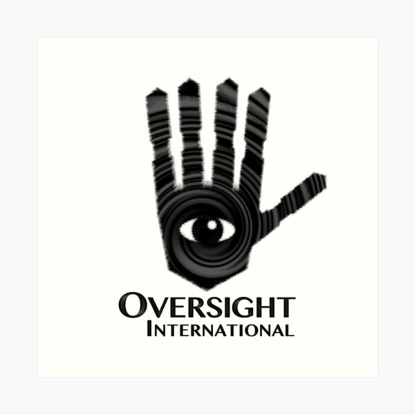 "Oversight Hand Eye Logo" Art Print for Sale by MikeTheGinger94 | Redbubble