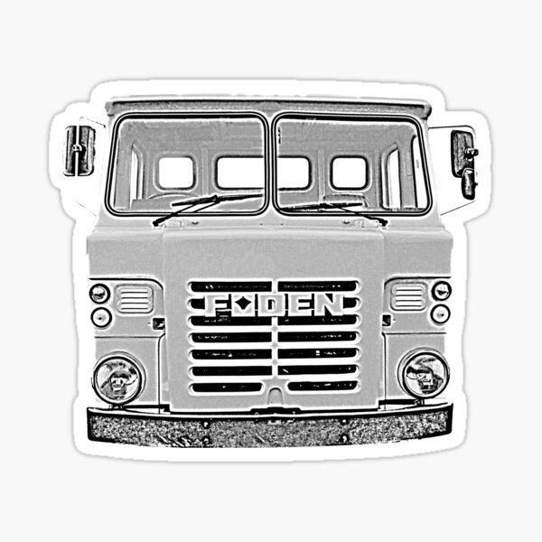 "Foden S83 1970s classic heavy lorry" Sticker for Sale by soitwouldseem ...