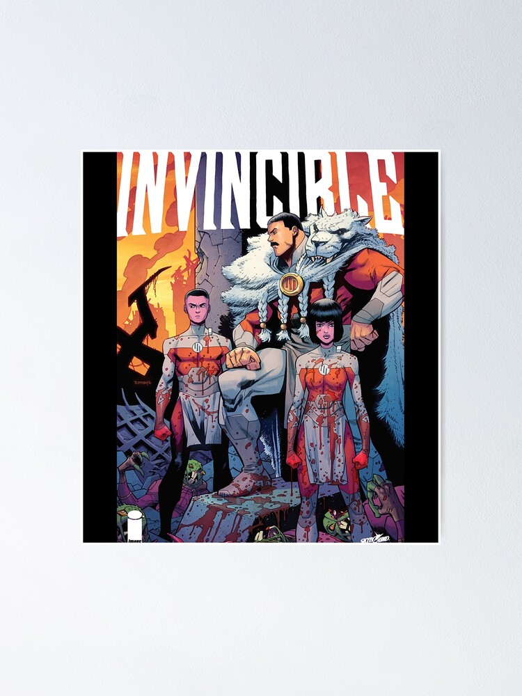 "invincible poster" Poster for Sale by MazzellaAlice | Redbubble