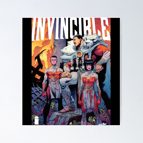 "invincible poster" Poster for Sale by MazzellaAlice | Redbubble