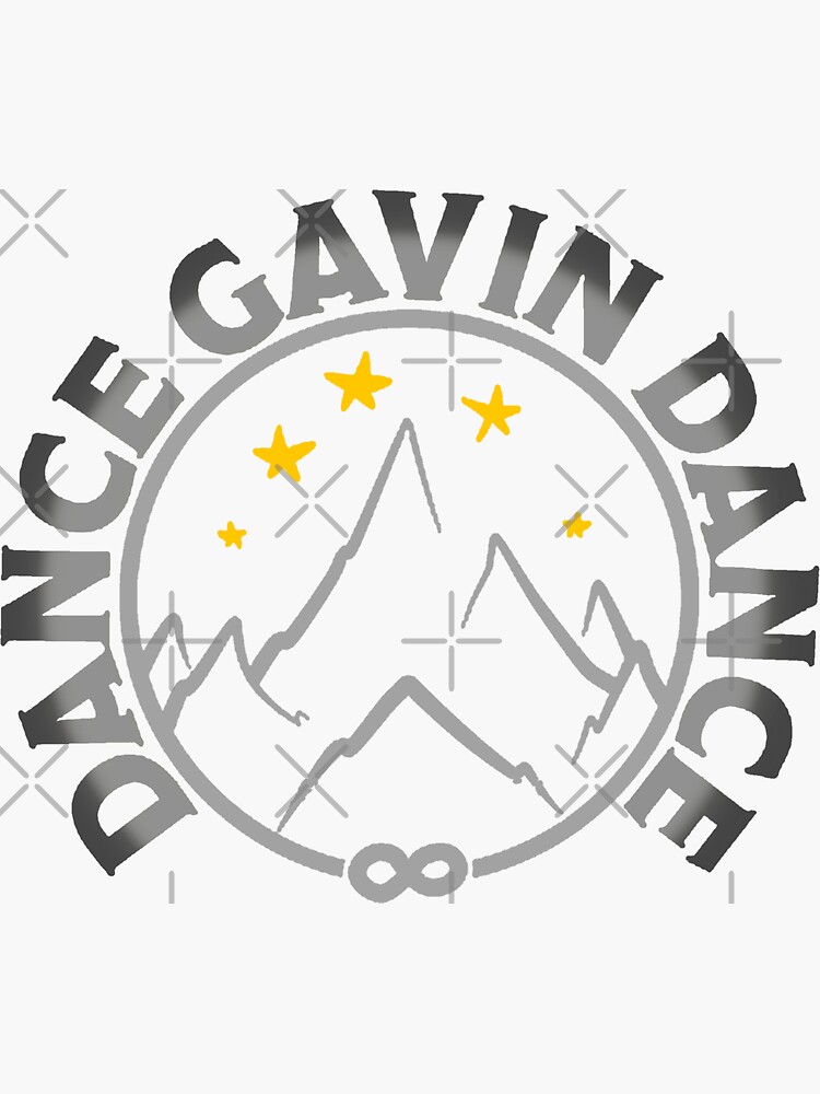 "Dance Gavin Album Logo" Sticker for Sale by DJankrix | Redbubble