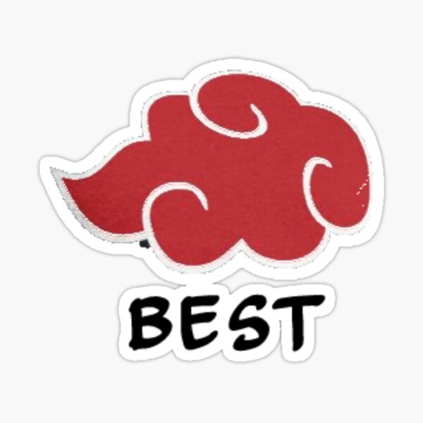 "anime logo red cloud" Sticker for Sale by LogoLayer2021 | Redbubble