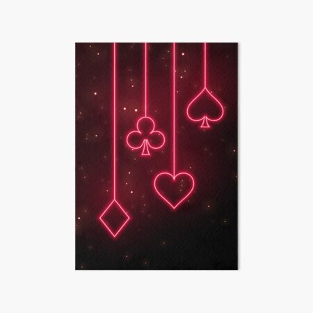 "Poker face" Art Board Print for Sale by All-In-Fever | Redbubble