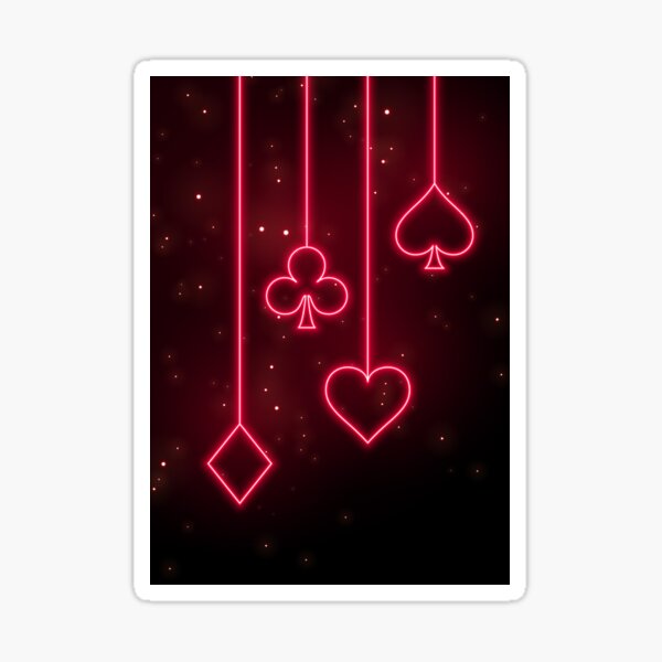 "Poker face" Sticker for Sale by All-In-Fever | Redbubble