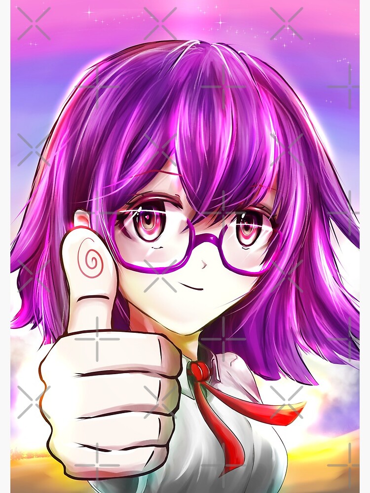 "Good job anime girl (colored)" Spiral Notebook by PixelPen | Redbubble