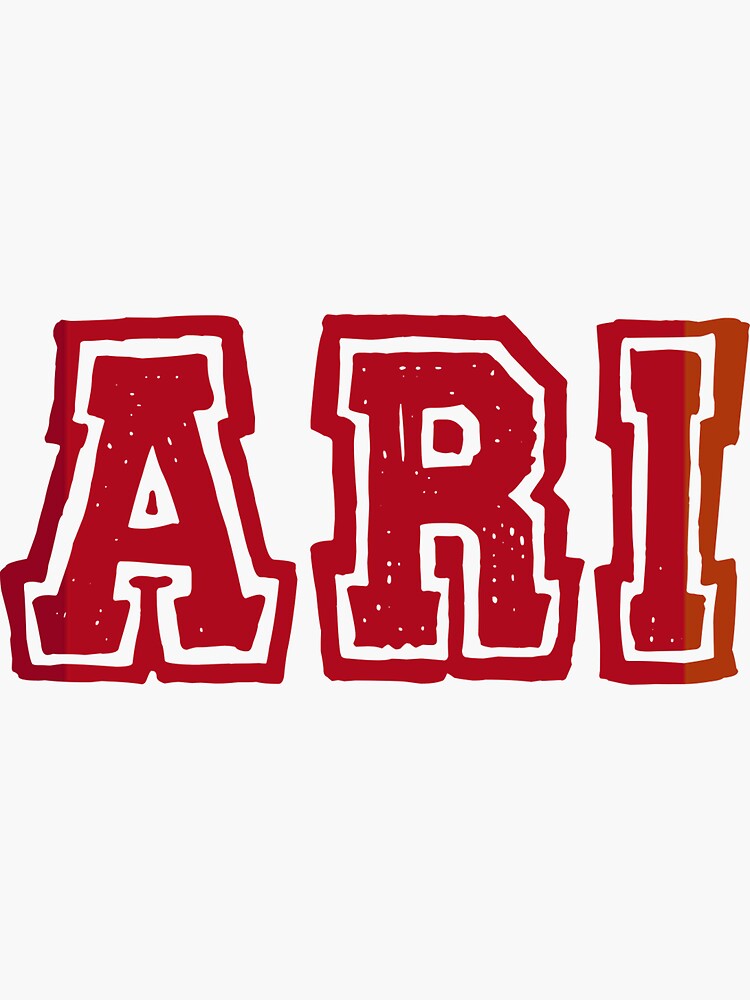 "ARI" Sticker for Sale by ruviogevio | Redbubble
