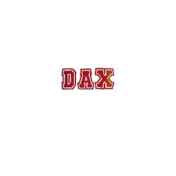 "DAX" Sticker for Sale by ruviogevio | Redbubble