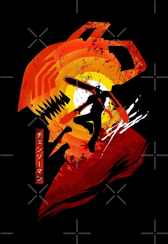 "Devil Hunter Chainsawman " by Hypertwenty Designs | Redbubble