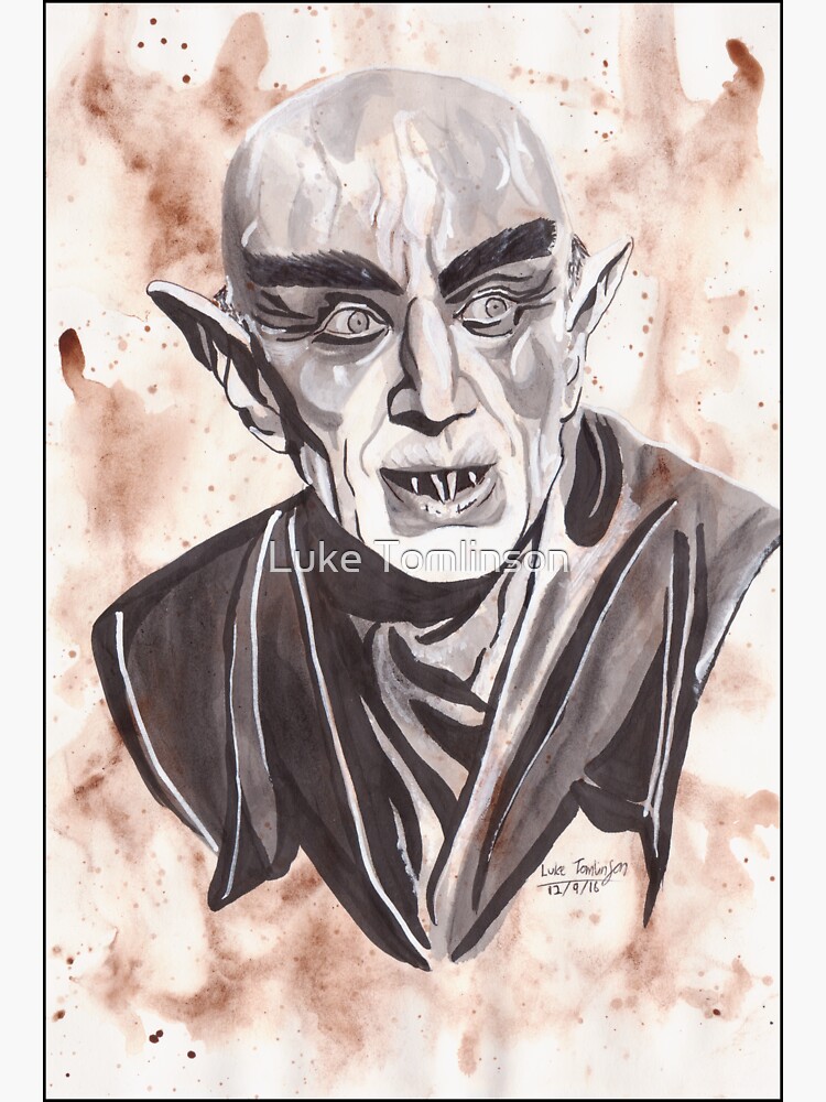 "Count Orlok (Nosferatu)" Sticker for Sale by lucafon18 | Redbubble