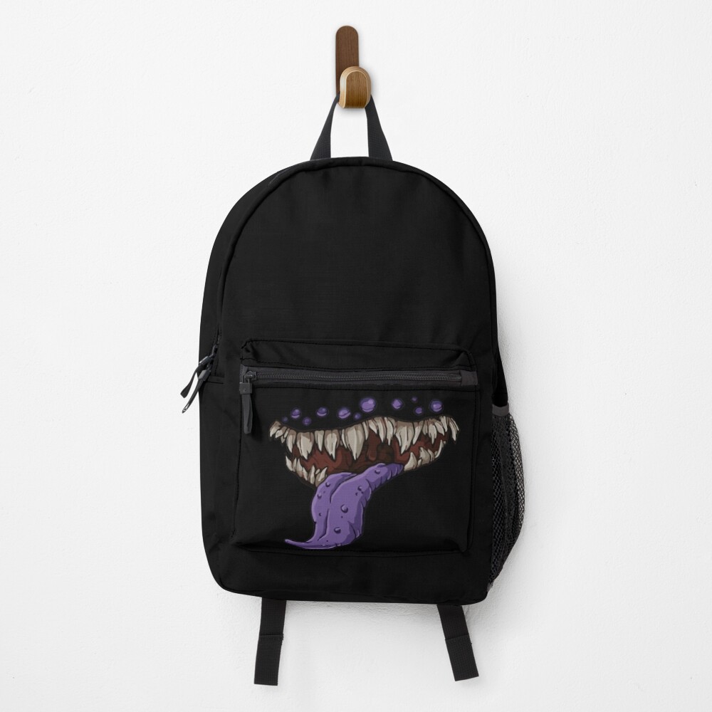 "Dungeons and Dragons Mimic Mouth Print" Backpack for Sale by ...